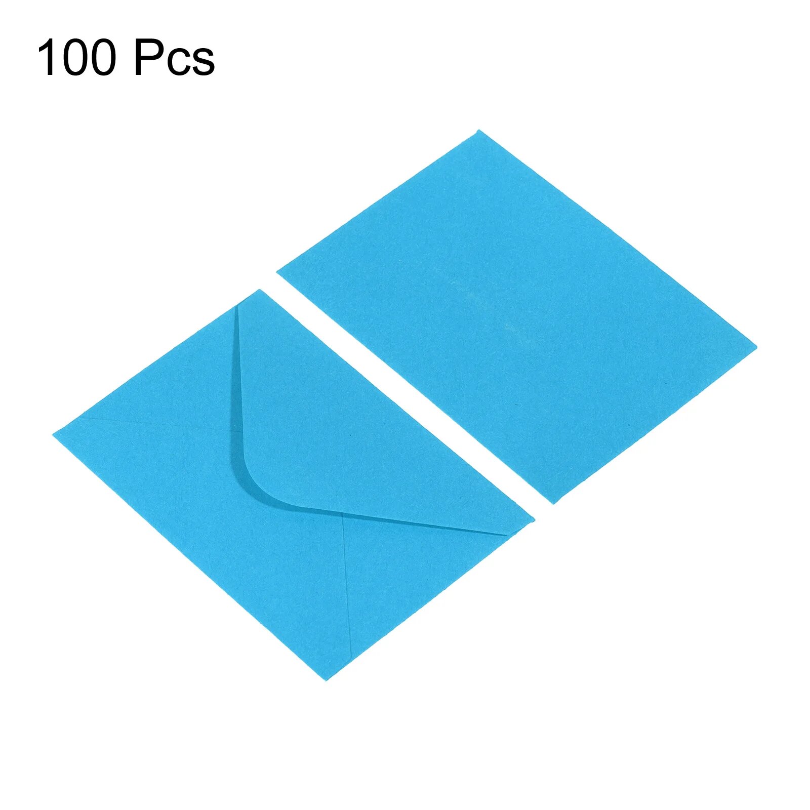 Мини-конверты из бумаги 10x7 см Синий, 100Pcs Blue