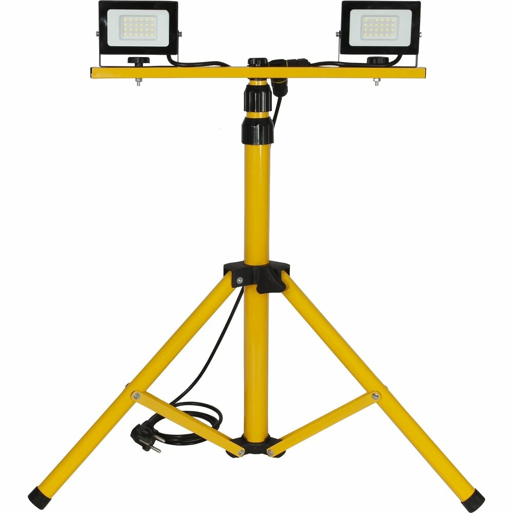 Светодиодный прожектор на штативе GLANZEN 2x30 Вт FAD-0003-2x30-SL КА-00007014