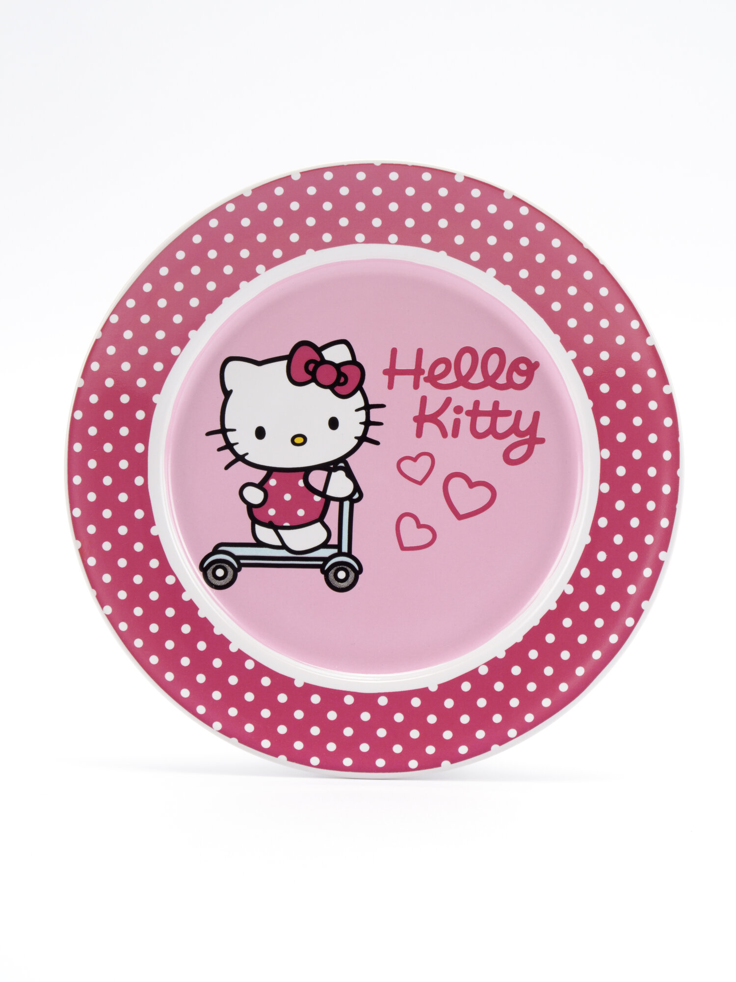 Набор посуды детский из керамики, 2 предмета (кружка, тарелка), Hello Kitty — фото 1
