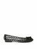 Туфли  Floral-appliqué flat pumps, размер 36, черный