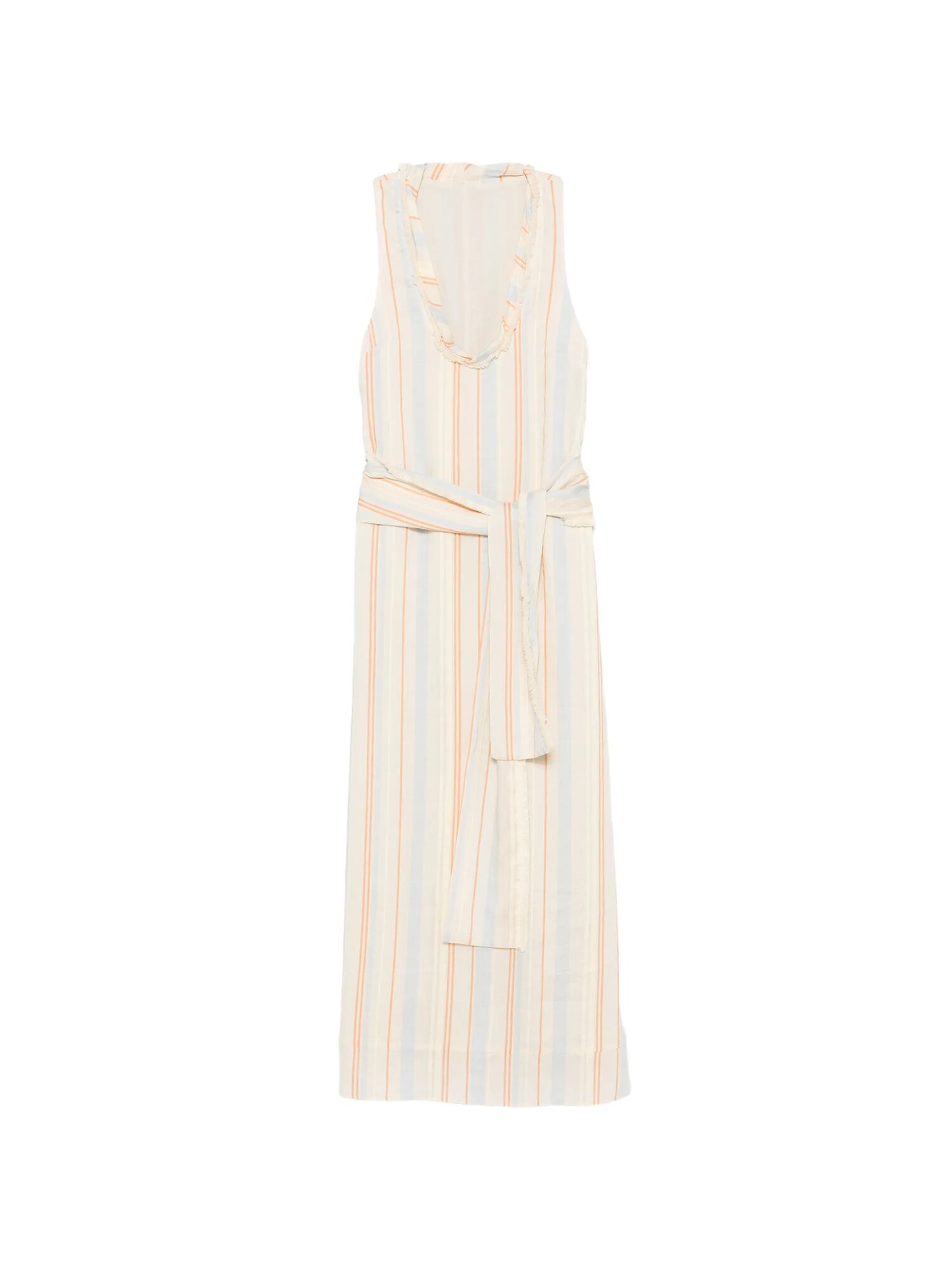 Платье Pernille striped scoop-neck dress