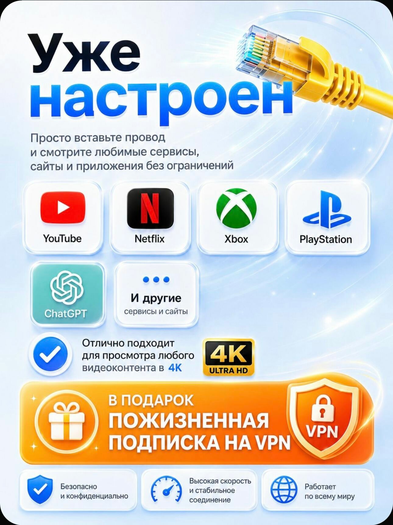 Премиум Роутер с ВПН OPENWRT VLESS — фото 1