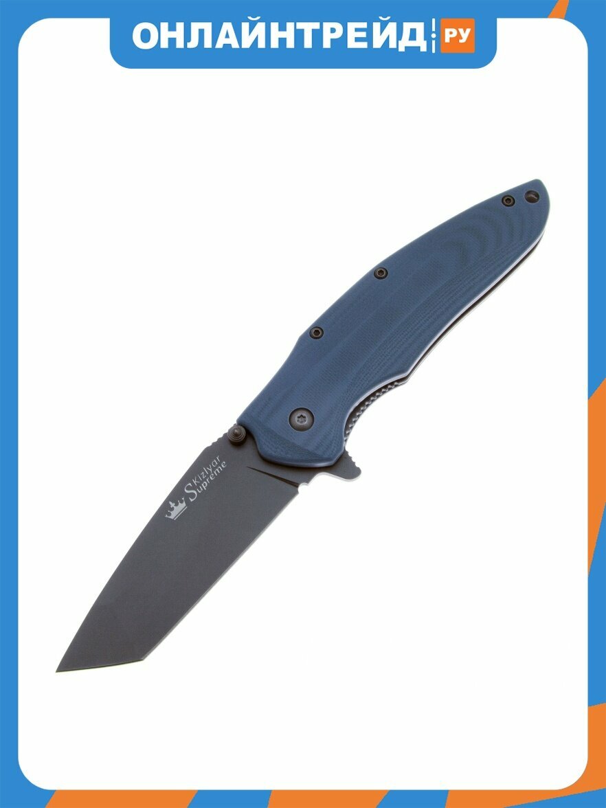 Нож складной Kizlyar Supreme Zorg (G10) D2, Gray Titanium