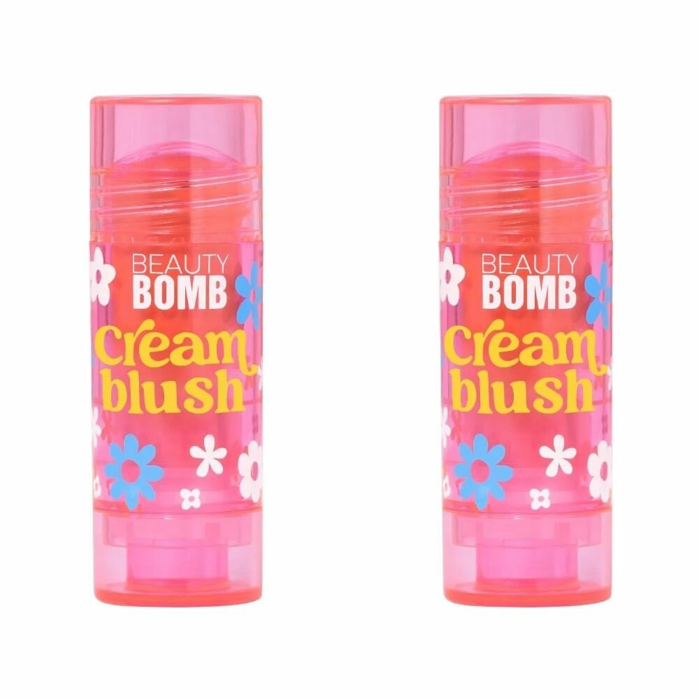 Beauty Bomb Румяна кремовые в стике 02 Нежно-розовый, 8 г, 2 шт
