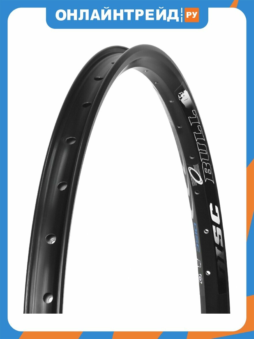 Обод велосипедный Weinmann DISC BULL 26"*1.5*36H BLACK, шир-31мм, пос. шир-27,5мм, выс-20,5мм, черный