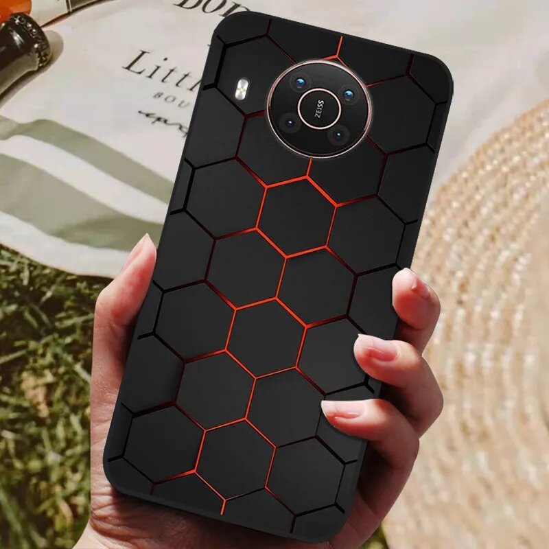 Чехол для Nokia X20 X10, чехол для телефона, силиконовая Мягкая задняя Черный, 36, For Nokia X10