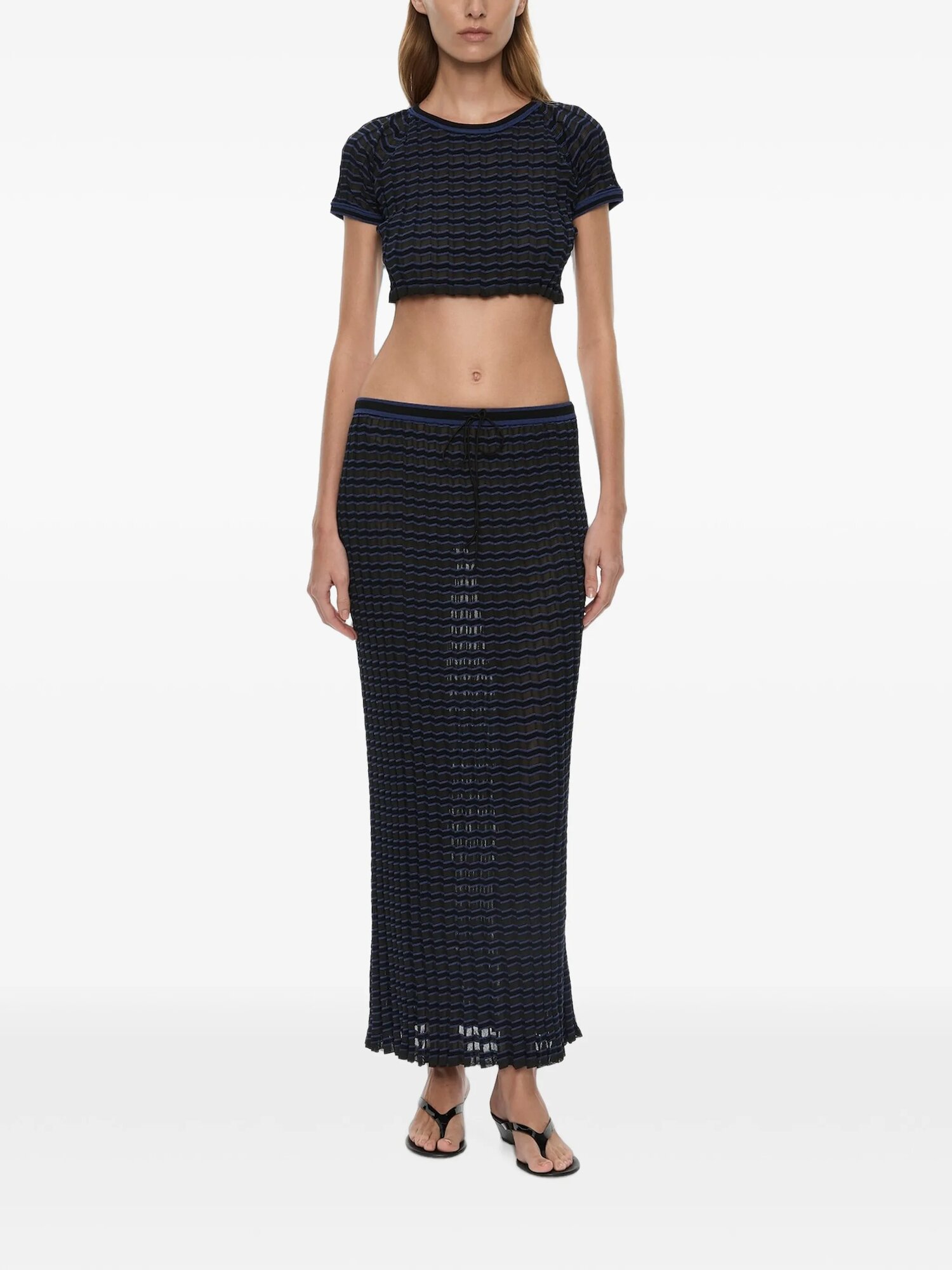 Юбка Verano striped maxi skirt