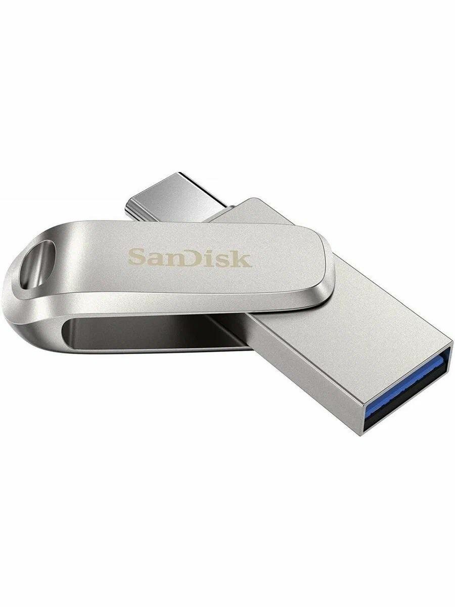 USB флеш-накопитель SanDisk Ultra Dual Drive Type-c 512GB, серебристый