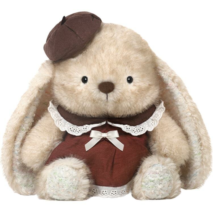 Плюшевая игрушка-кролик унисекс Abay Грецкий орех, 35CM EU, Walnut Rabbit