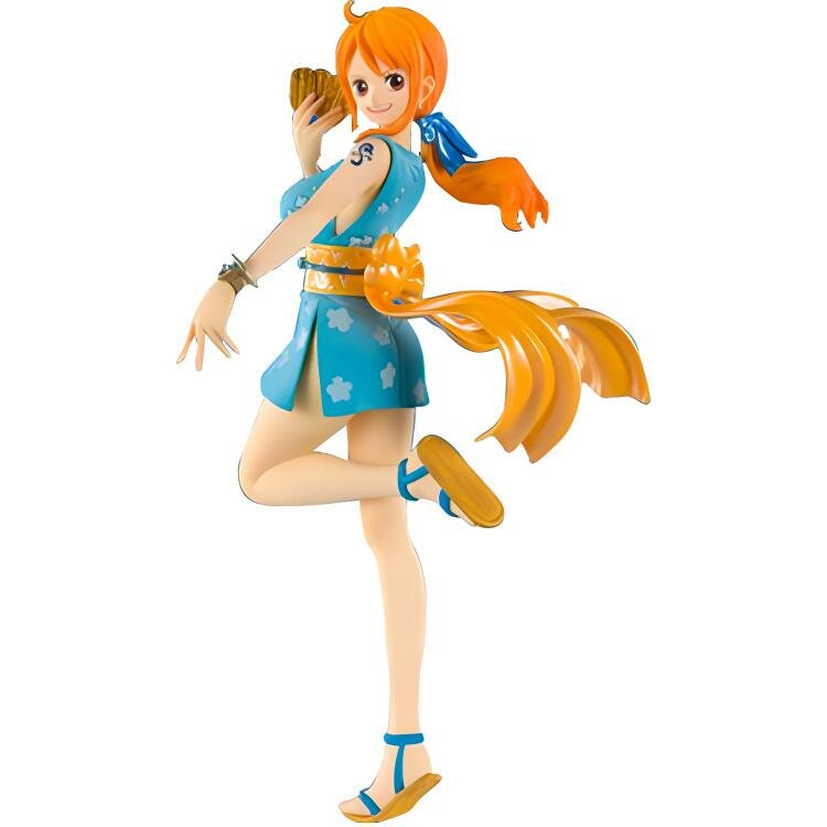 Фигурка унисекс BANDAI Figuarts Zero One Piece Nami Onami And O-Tama, голубой 1432115502