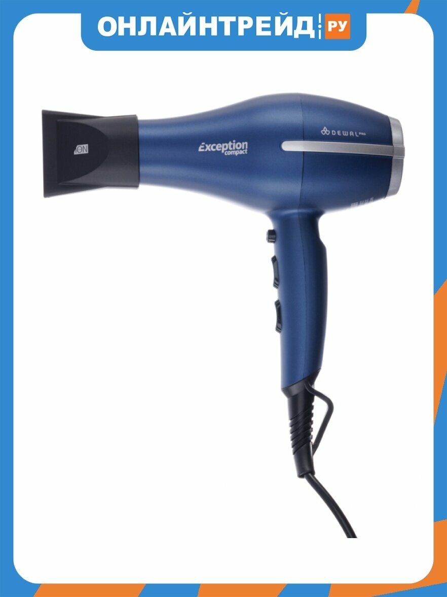 Фен Dewal Professional Dewal EXCEPTION 03-114 Blue, синий