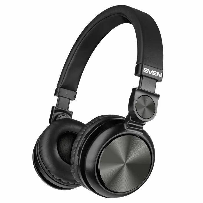Наушники с микрофоном SVEN беспроводные Bluetooth 32Ом, 20кГц черный SV-019310
