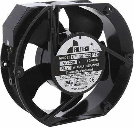 FULLTECH UF15PC23BTH Вентилятор: AC, осевой, 230ВAC, d171x51мм, 384куб. м/ч, 58дБА, 1шт