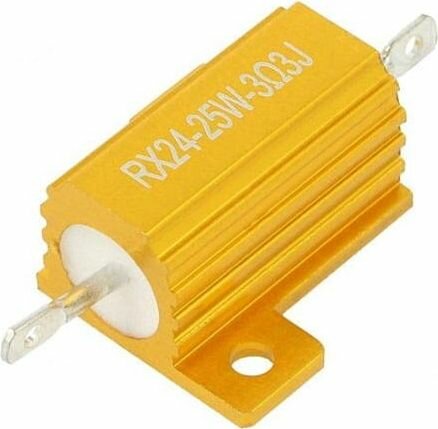 SR Passives AHP25W-3R3J Резистор: силовой; проволочный; с алюминиевым радиатором; 25 Вт; 3,3 Ом; 5%, 1шт