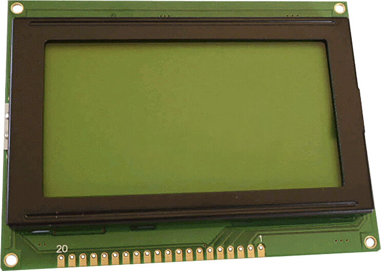DISPLAY ELEKTRONIK DEM 128064ASYH-LY Дисплей ЖКД, графический, STN Positive, 128x64, LED, 93x70x13мм, 1шт