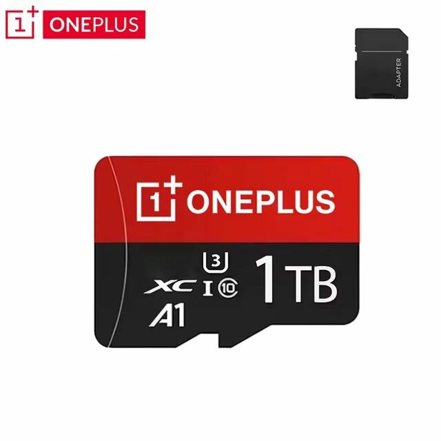 BS Mi 1 ТБ Карта памяти microSDXC High Speed (OP_A1RB), A1, Class 10, 1 * карта microSD 1 * Адаптер для SD-карты