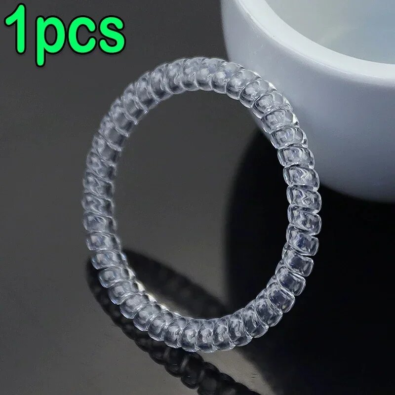 Большие пластиковые резинки для волос 4,5 см 1pcs