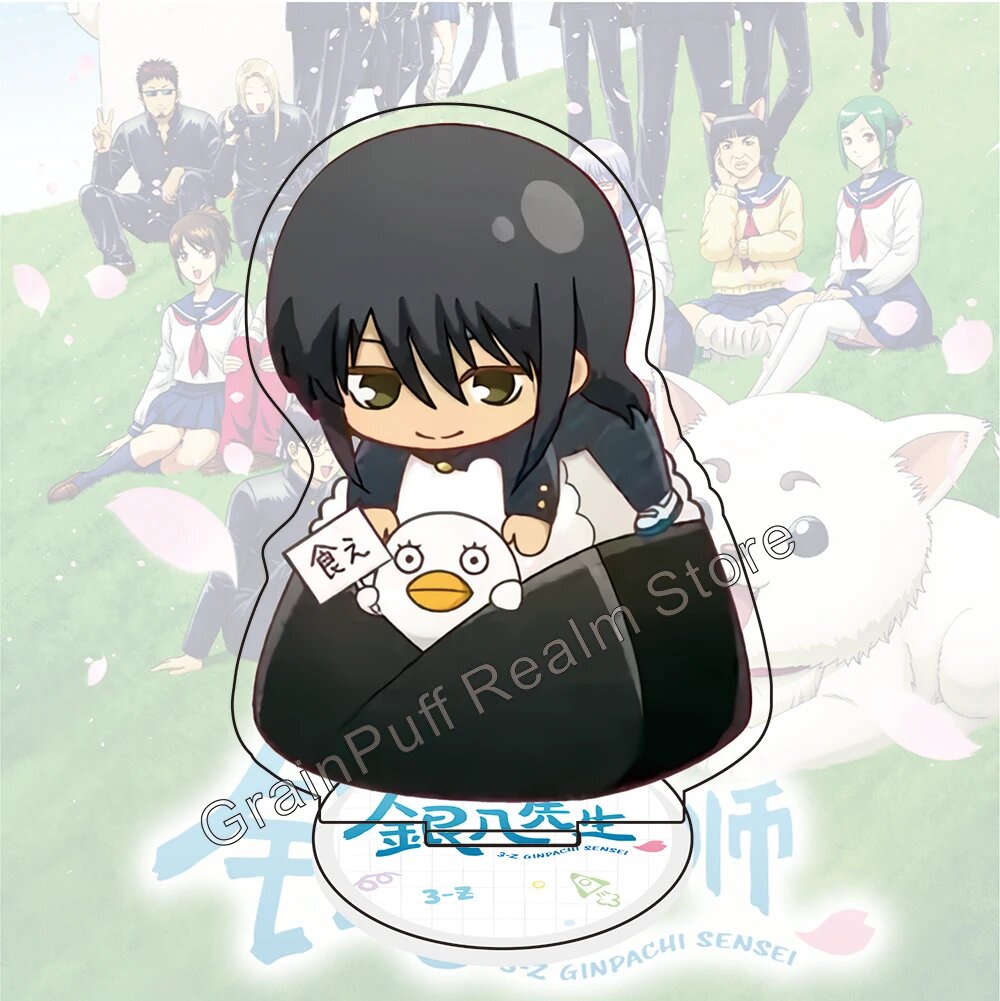 Фигурки Gintama Ginpachi Sensei акриловые 3-тематические набор Черный, 2-3