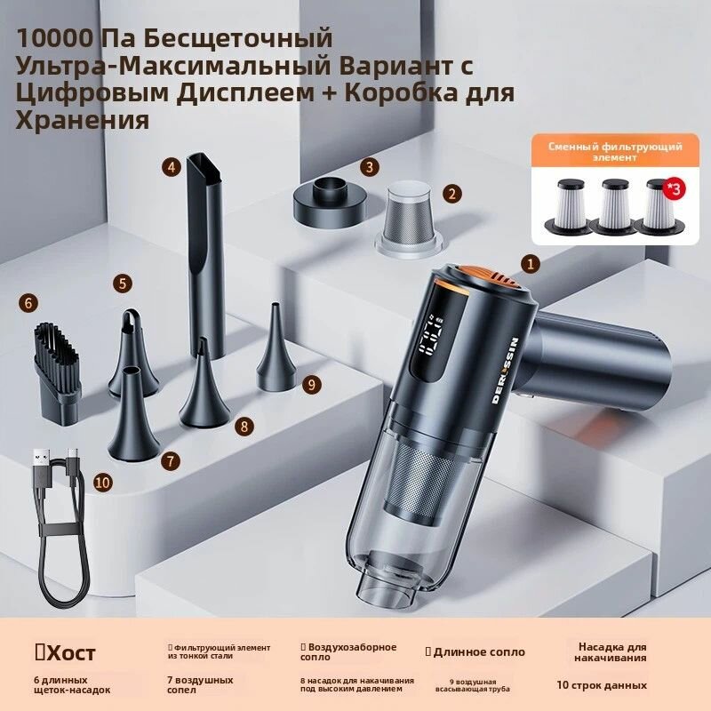 Пылесос для автомобиля беспроводной