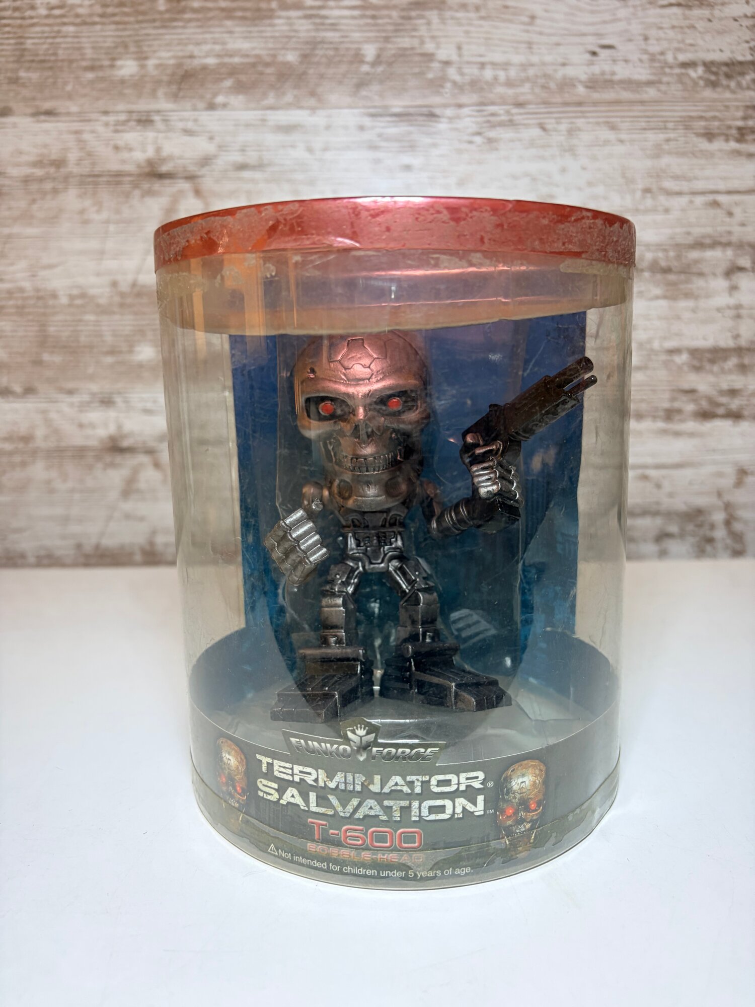 Коллекционная фигурка Terminator Salvation T-600 Funko Force Bobble Head (2009)