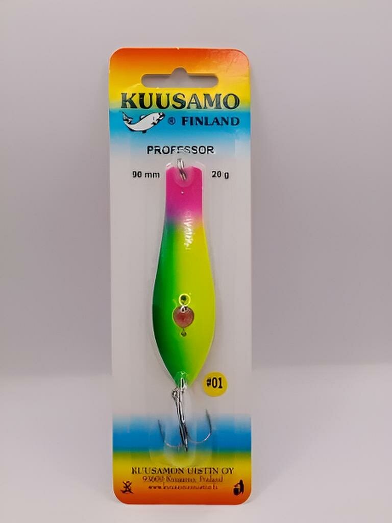 Блесна Kuusamo "Professor", 90 мм, 20 г, колеблющаяся, тройной крючок
