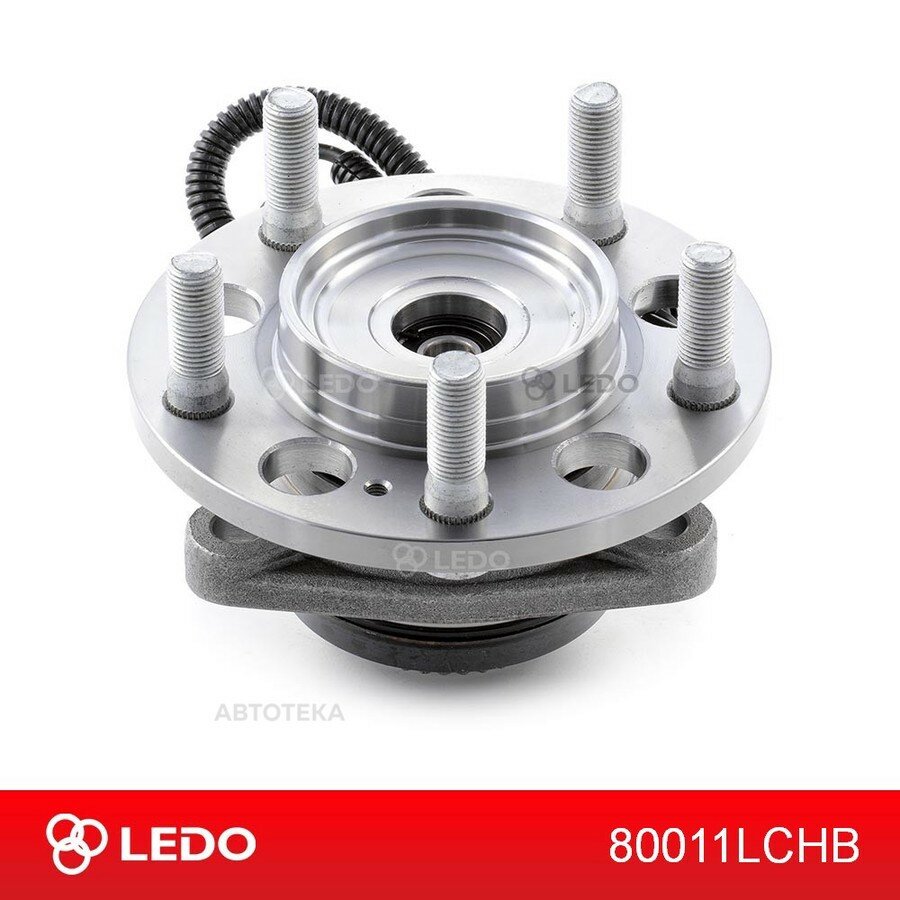 Ступица передняя LEDO 80011LCHB SSANGYONG Actyon I-II 2.0-2.0D 06-> / Kyron 2.0D-3.2 05-> / Rexton I-II 2.0-2.7 02->