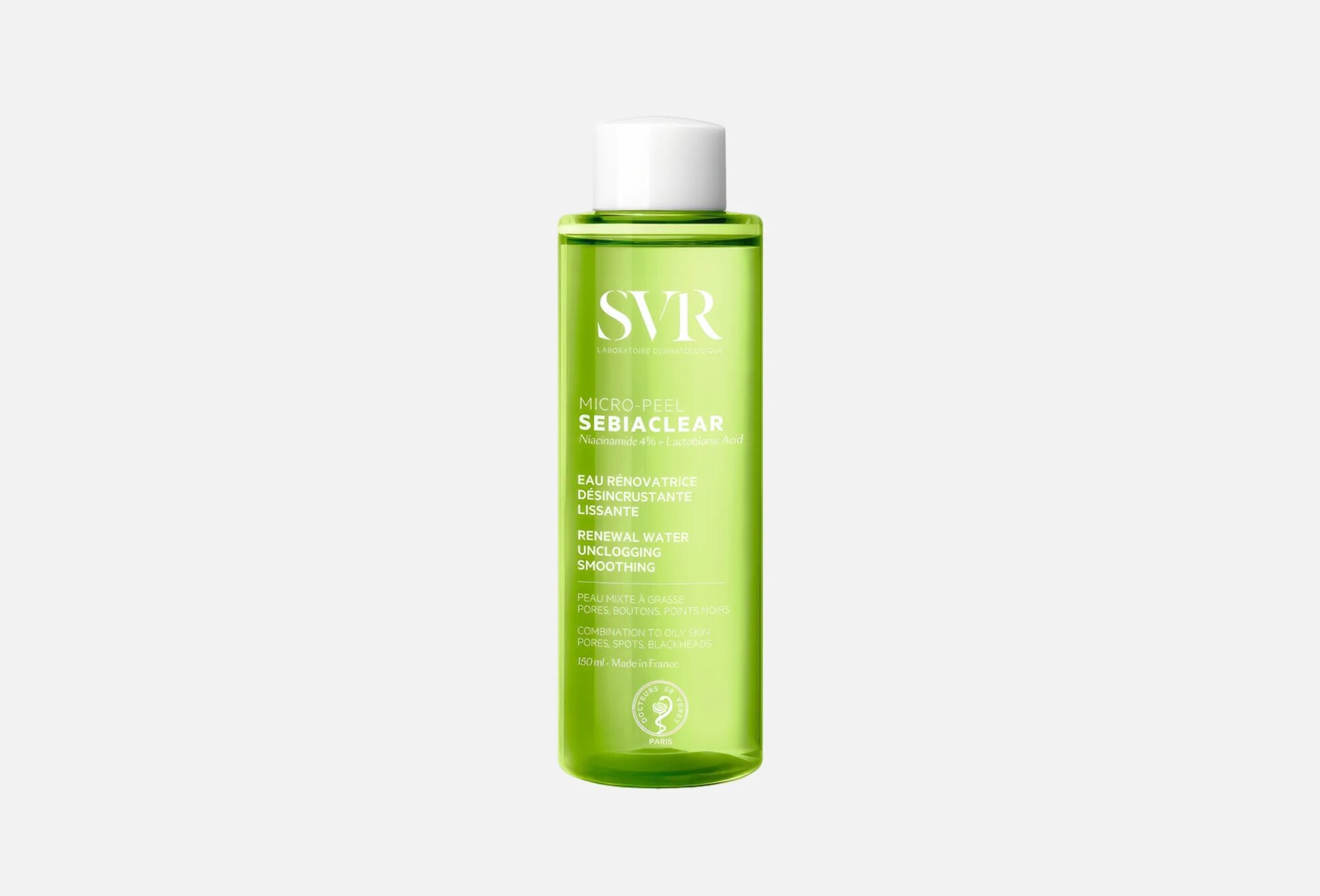 SVR SEBIACLEAR MICRO-PEEL Отшелушивающая эссенция для проблемной кожи 150мл