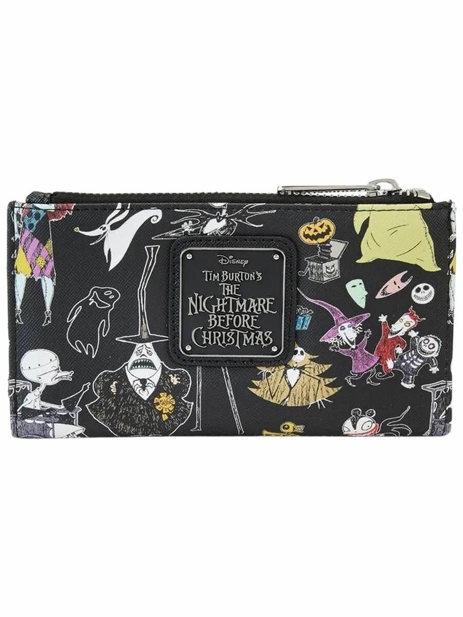 Кошелек Кошмар перед Рождеством Тима Бёртона The Nightmare Before Christmas Loungefly