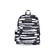 Сумка JanSport, фактура стеганая, черно-белый