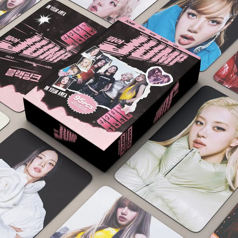 K-POP BLACKPINK карты и наклейки 55 шт. альбом JUMP 40 Блэкпинк наклеек Набор