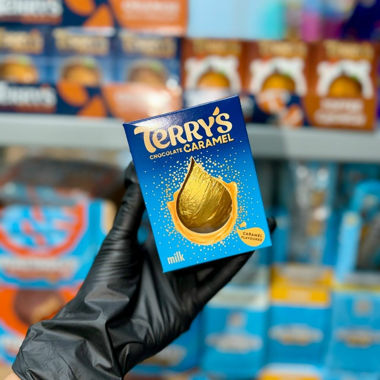 Молочный шоколад Terry's Chocolate Ball Caramel/ Шоколадный шар Террис со вкусом карамели 145 гр.