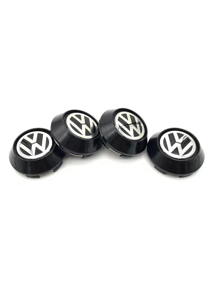Колпачок на ступицу литого диска на автомобили Volkswagen / фольксваген, размер 68/62/10 мм, комплект 4 штуки.