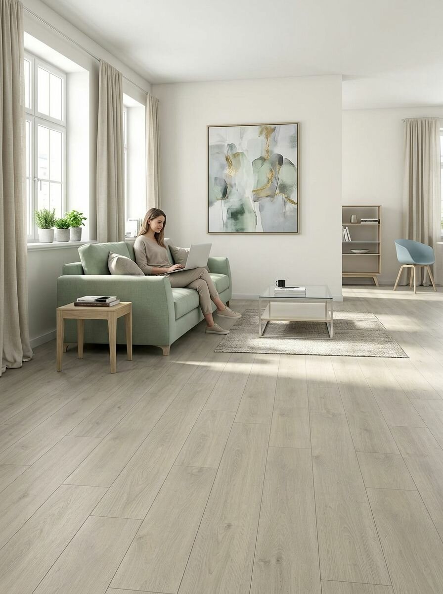 Ламинат Woodstyle PRONTO 4V 2026 H2975 Дуб Спелло (193 х 1292 х 8 мм), 1.99 кв. м, 8 шт/уп