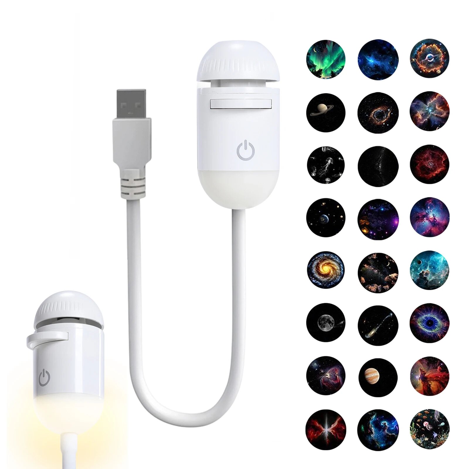USB-проектор звездного неба alloet «Звездная Ночь» h
