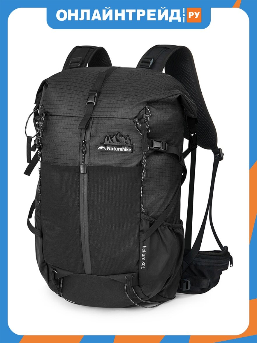 Рюкзак Naturehike CNK2300016 Helium 30 л + 5 л черный