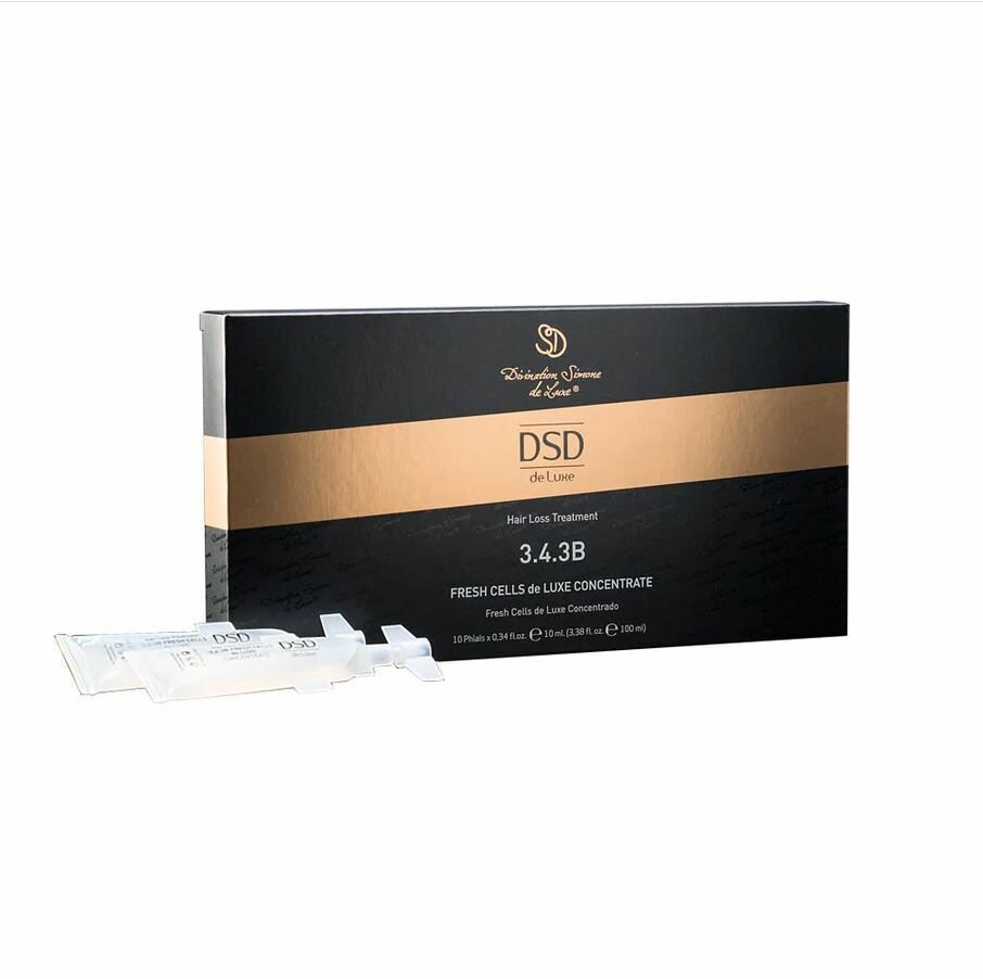 DSD de Luxe Forte Lotion 3.4.3 B - Концентрат Фреш целлс для роста волос, 10 x10 мл
