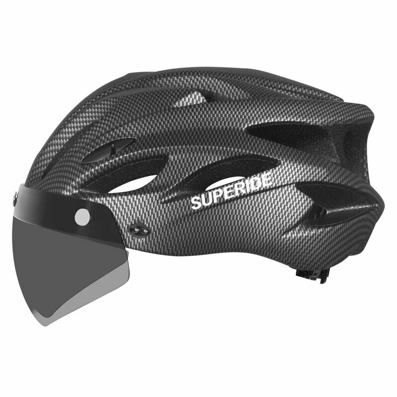 SUPERIDE Шлем велосипедный Carbon 1 Lens