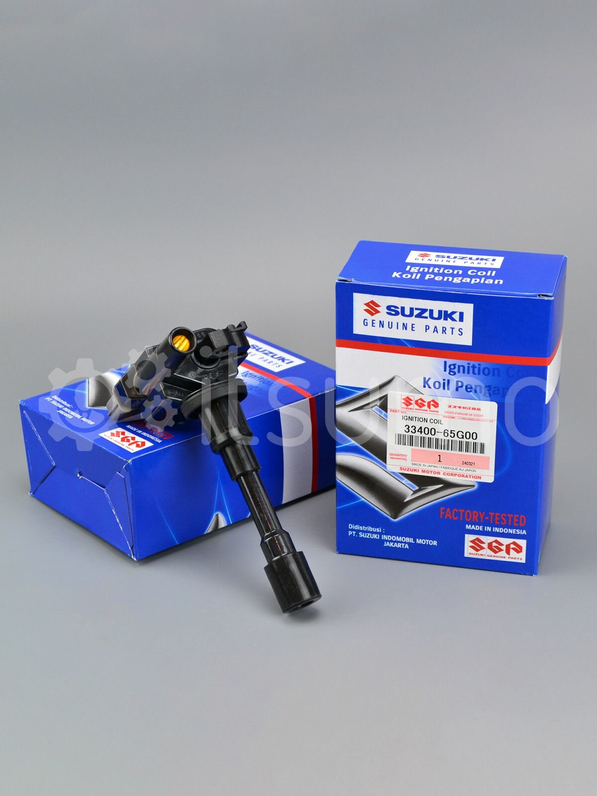 Катушка зажигания Япония OEM 33400-65G00 Suzuki Alto, WagonR, Everi, Liana, SX4 для моторов M13, M15, M16