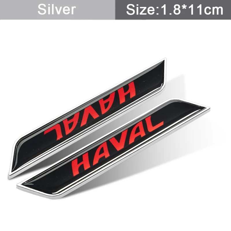 Металлическая 3d-эмблема для Haval Logo M1 M2 M4 H1 H2 H3 H4 H5 H6 H7 H8 H9 серебристый, Серебряный