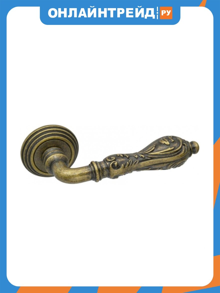 Дверная ручка Adden Bau "Vintage" PALAZZO V201 AGED BRONZE, Состар. бронза