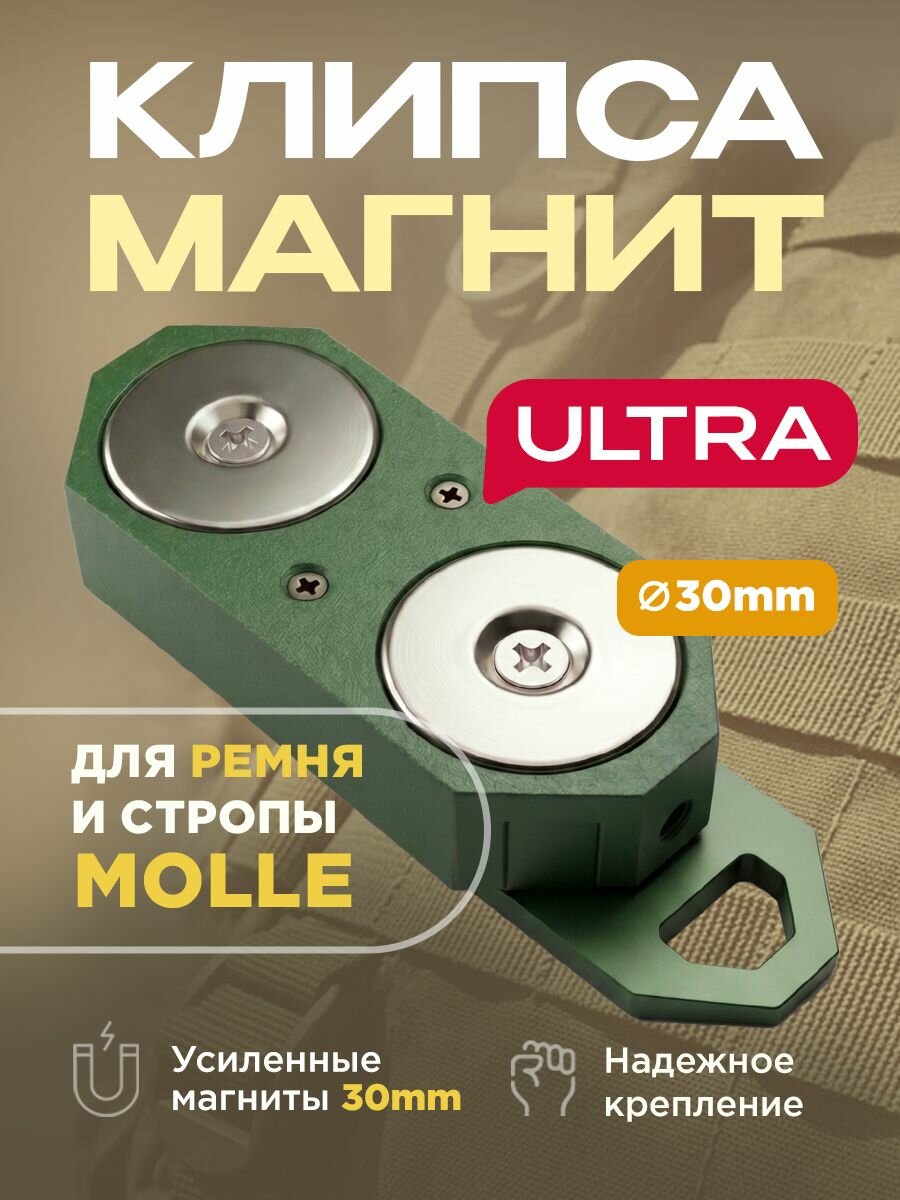 Магнитная клипса ULTRA для систем MOLLE