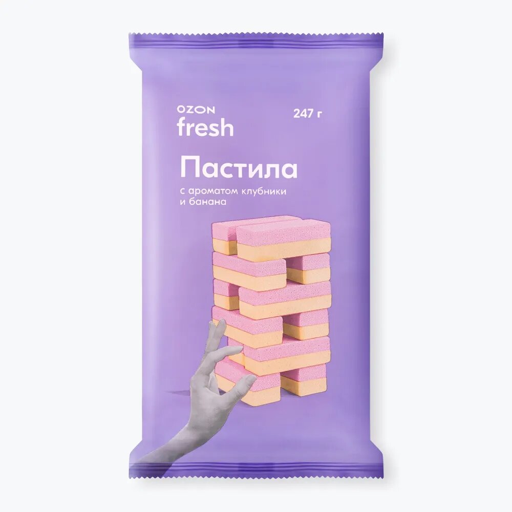 Пастила клубника-банан 247 г, Ozon fresh