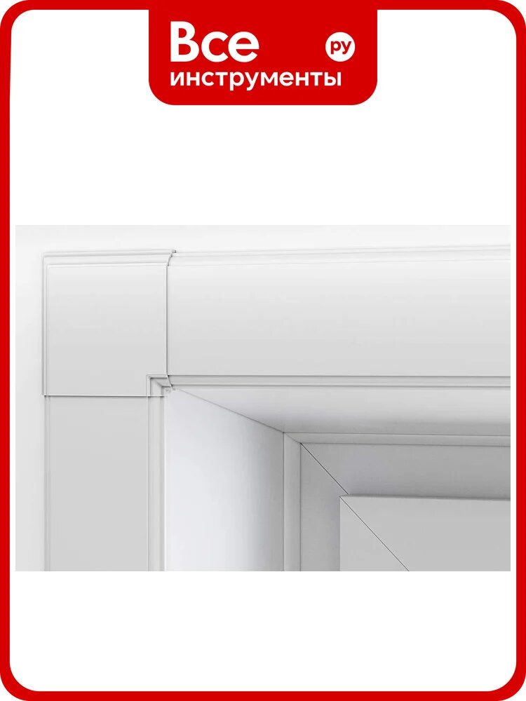 Комплект откосов QUNELL 200x1500x1500мм, белый KNL2000.07