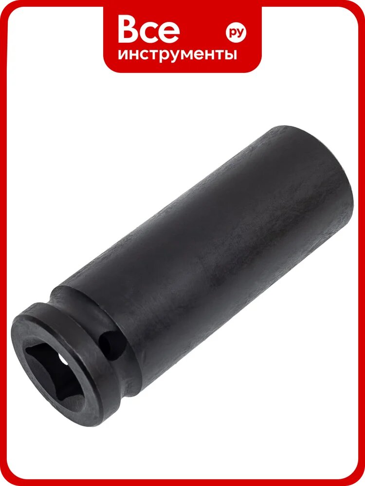 Головка торцевая 6-гранная ударная 19 мм, 1/2", удлиненная L=80 мм ROCKFORCE RF-4458519(424)