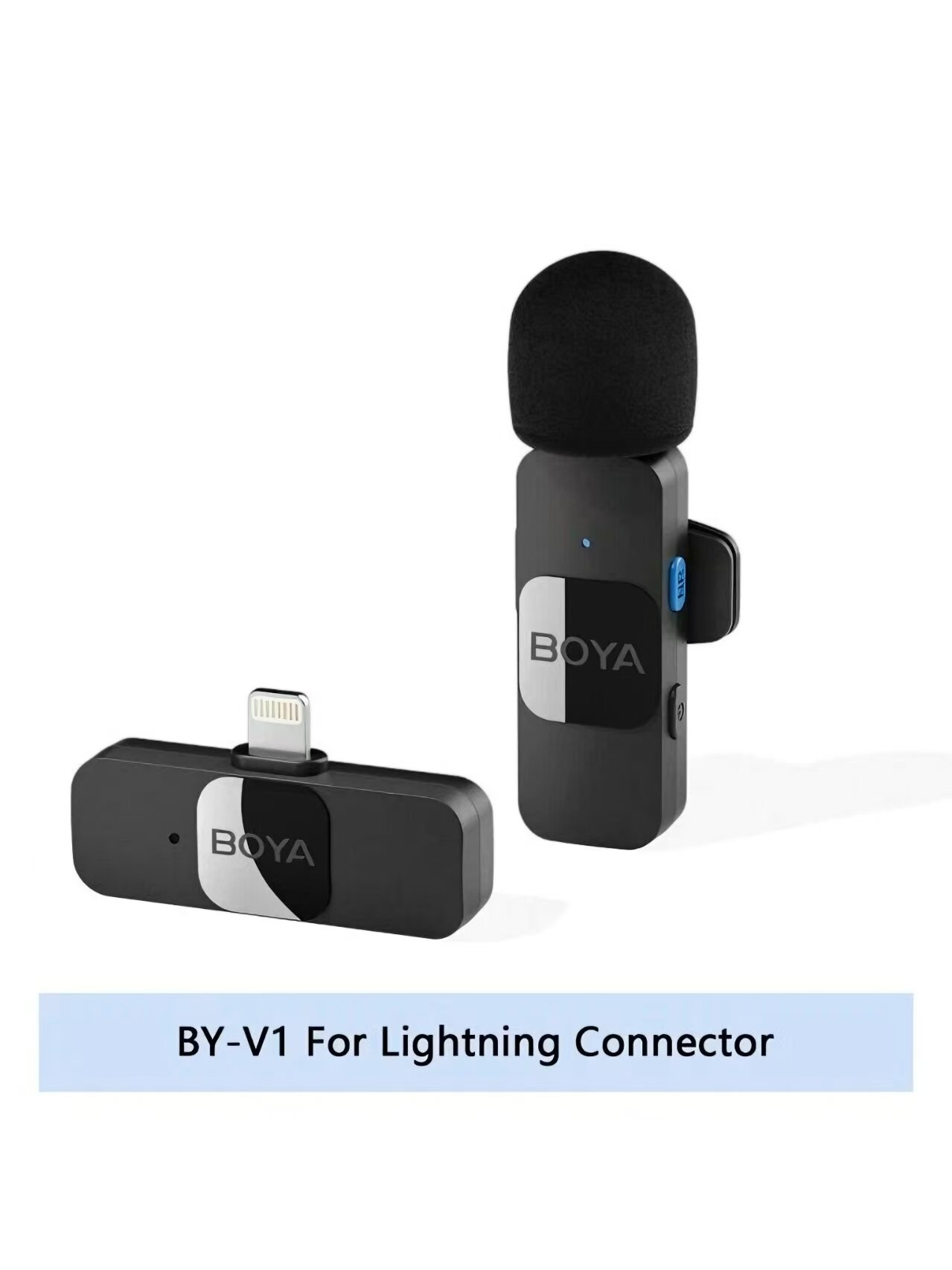 BOYA BY-V1 Mini Беспроводной Петличный Микрофон Для Видеоинтервью В Прямом Эфире Видеоблога