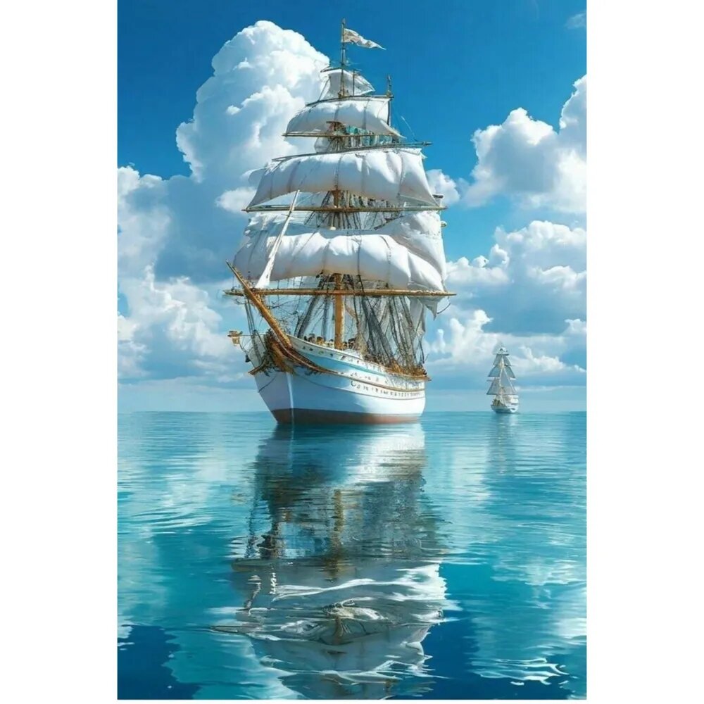 Ретро морская металлическая картина 20x30 см, Пиратские корабли, Украшение интерьера дома
