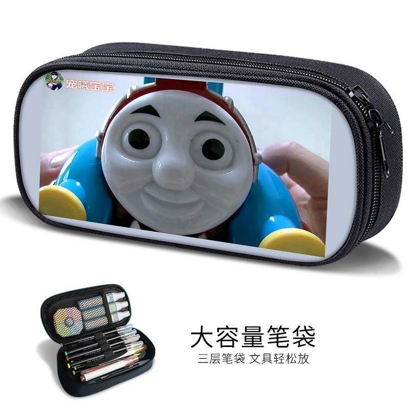 Thomas the Tank Engine водонепроницаемый устойчивый к царапинам вместительный трехслойный пенал для школьников