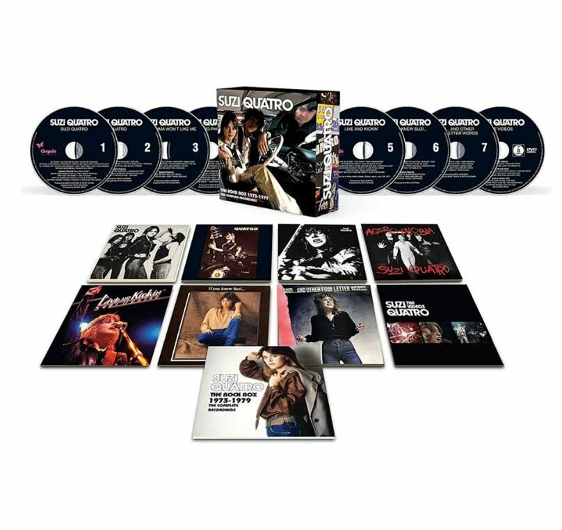 QUATRO SUZI - Rock Box 1973-1979 - Complete Recordings 7-CD+DVD Deluxe Box-Set