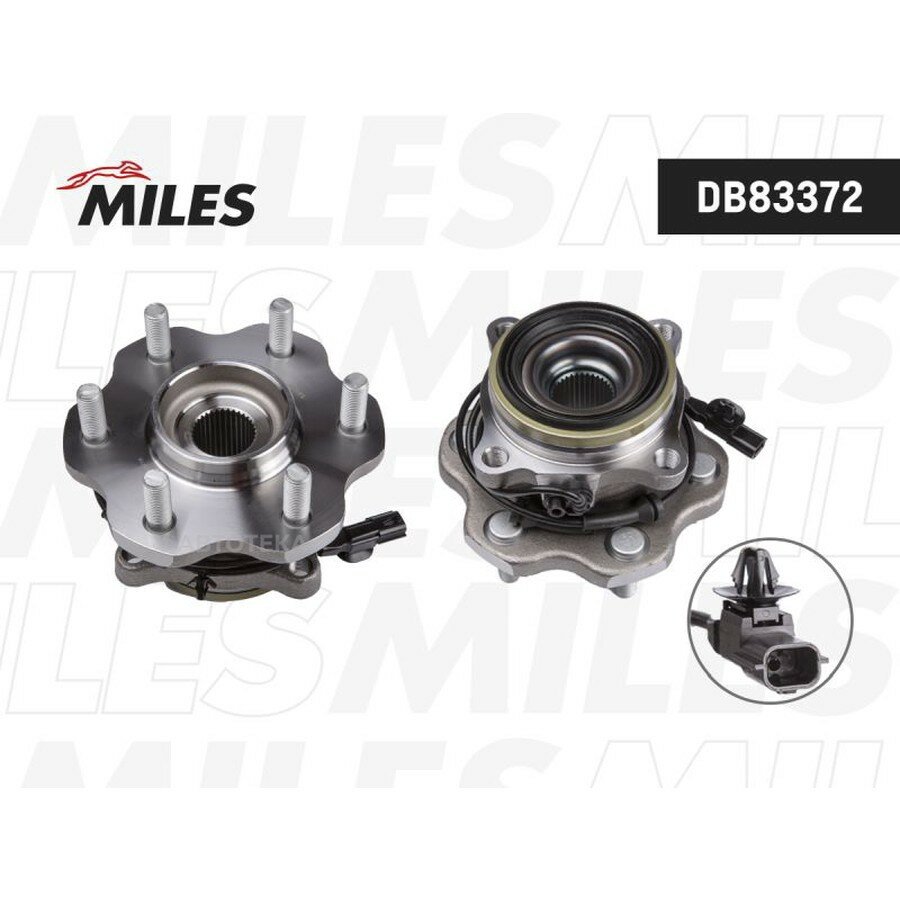 Ступица с подшипником NISSAN PATROL/INFINITI QX80/QX56 10- зад. MILES DB83372