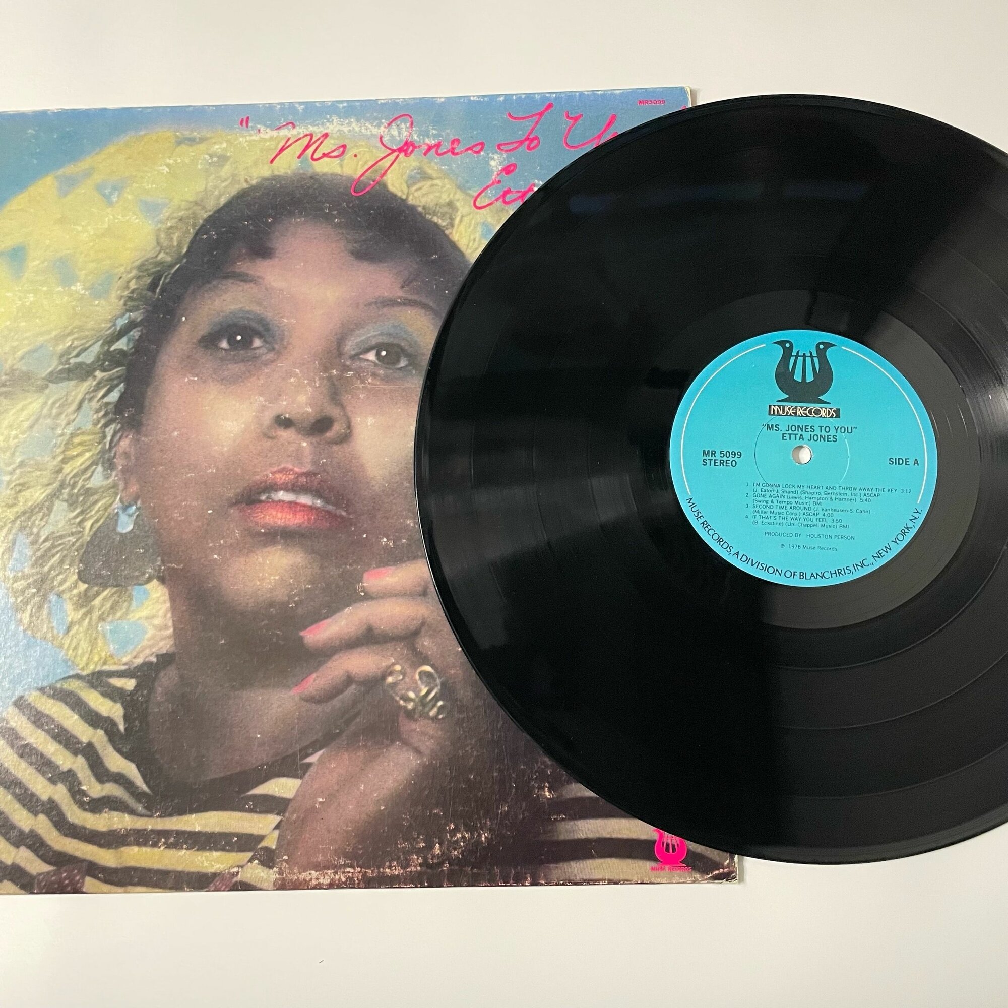 Винтажная виниловая пластинка LP Etta Jones, Ms. Jones To You (США 1976)